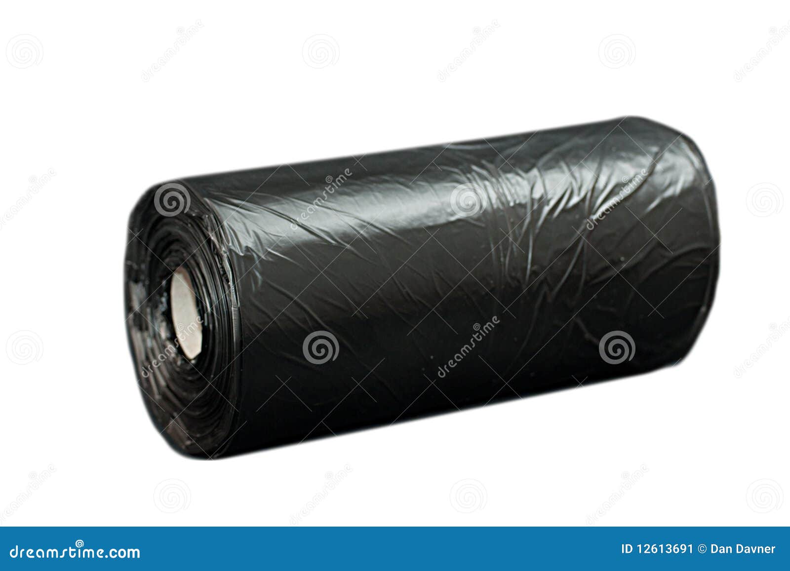 Roll of bin bags stock image. Image of tray, white, neat - 12613691
