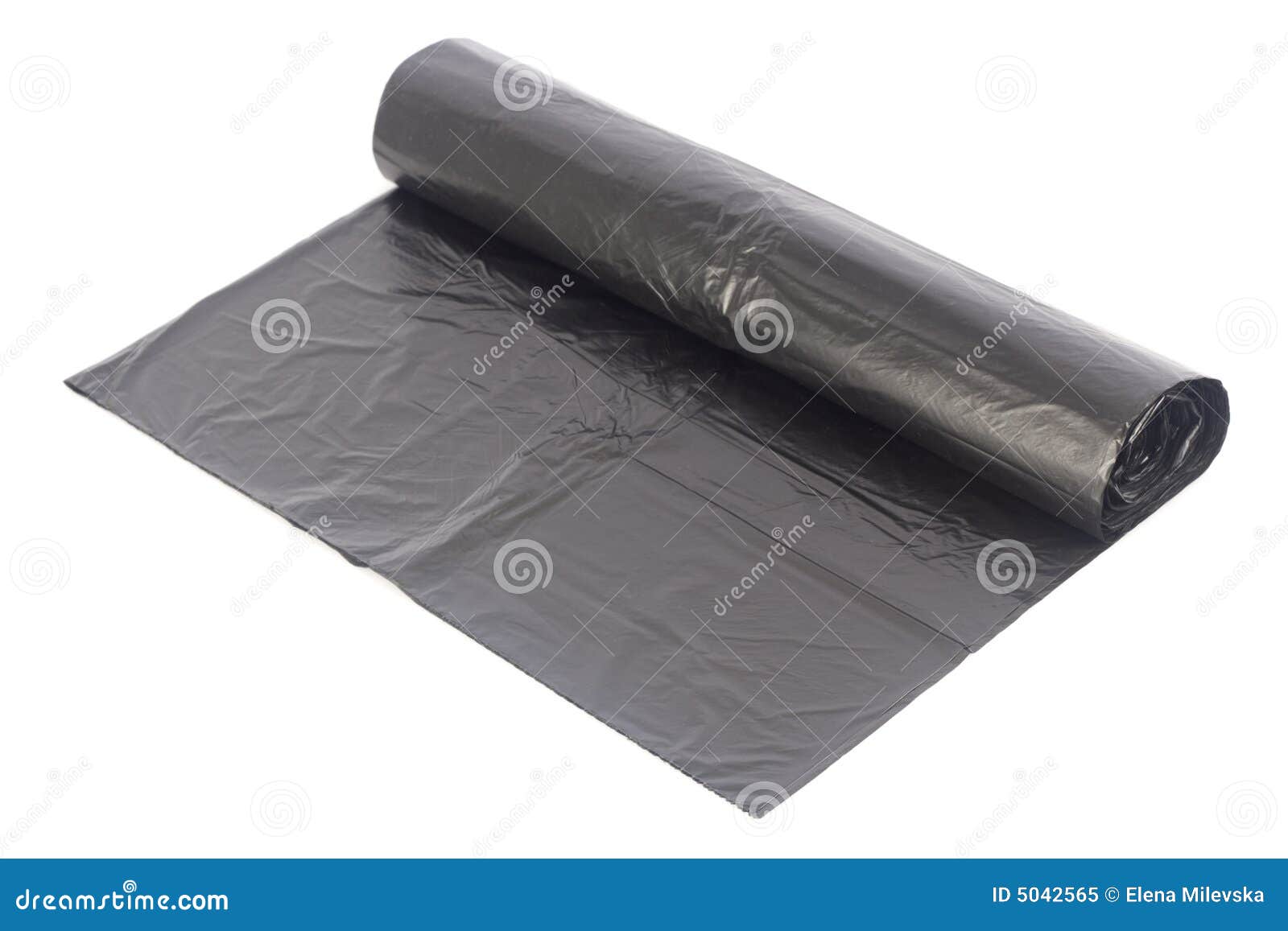 Roll Of Black Flexible Conduit Nylon Pipe Background Stock Photography ...