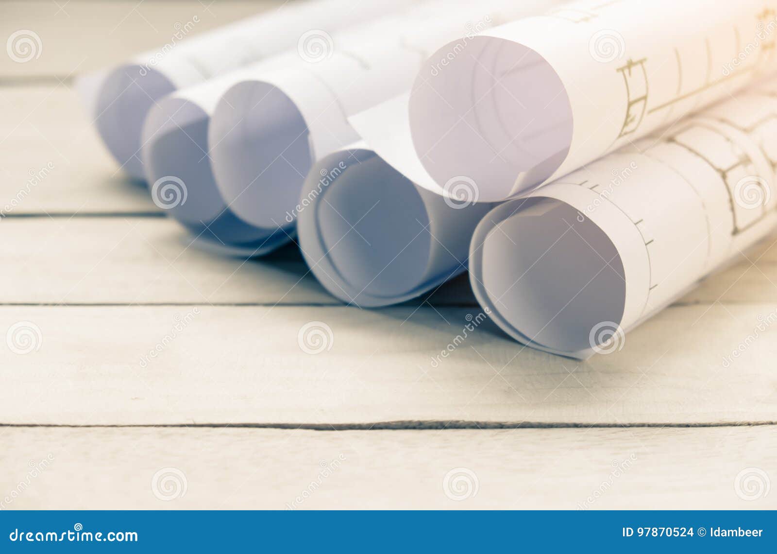 Roll blueprint stock photo. Image of print, design, paper - 97870524