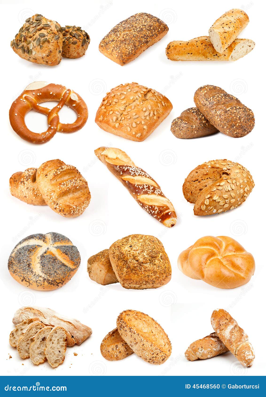 Roll Bread and Breads Poster Stock Photo - Image of corn, goods: 45468560