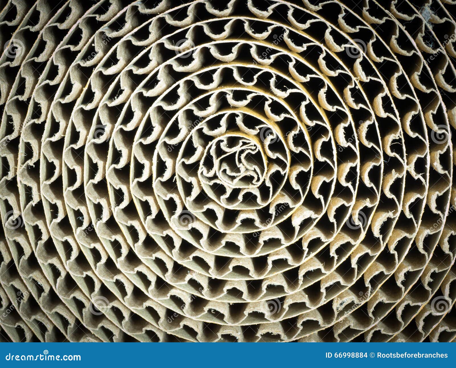 Roll Brown Corrugated Cardboard, Abstract Background And Texture ...