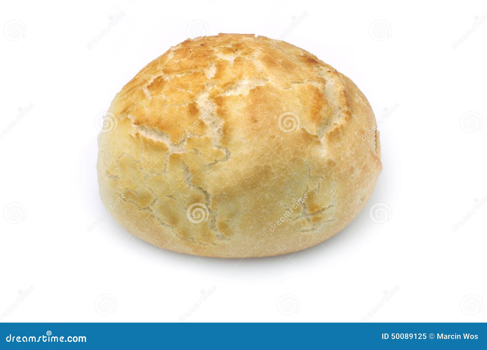Roll Bun on White Background Stock Image - Image of pastry, food: 50089125