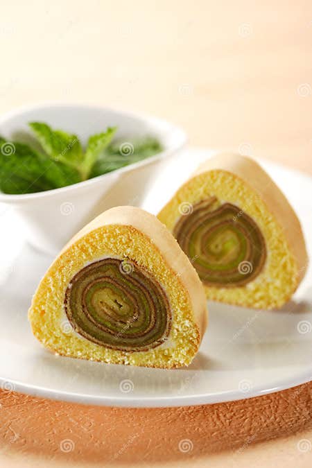 Roll cake stock image. Image of food, fresh, recipe, cake - 21374981