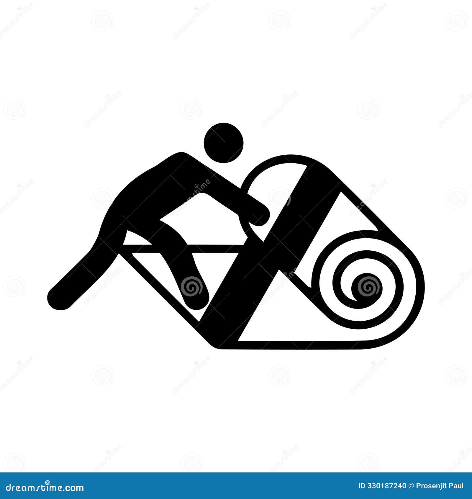 Roll. Carpet, Carpet Roll Icon Stock Vector - Illustration of floor ...
