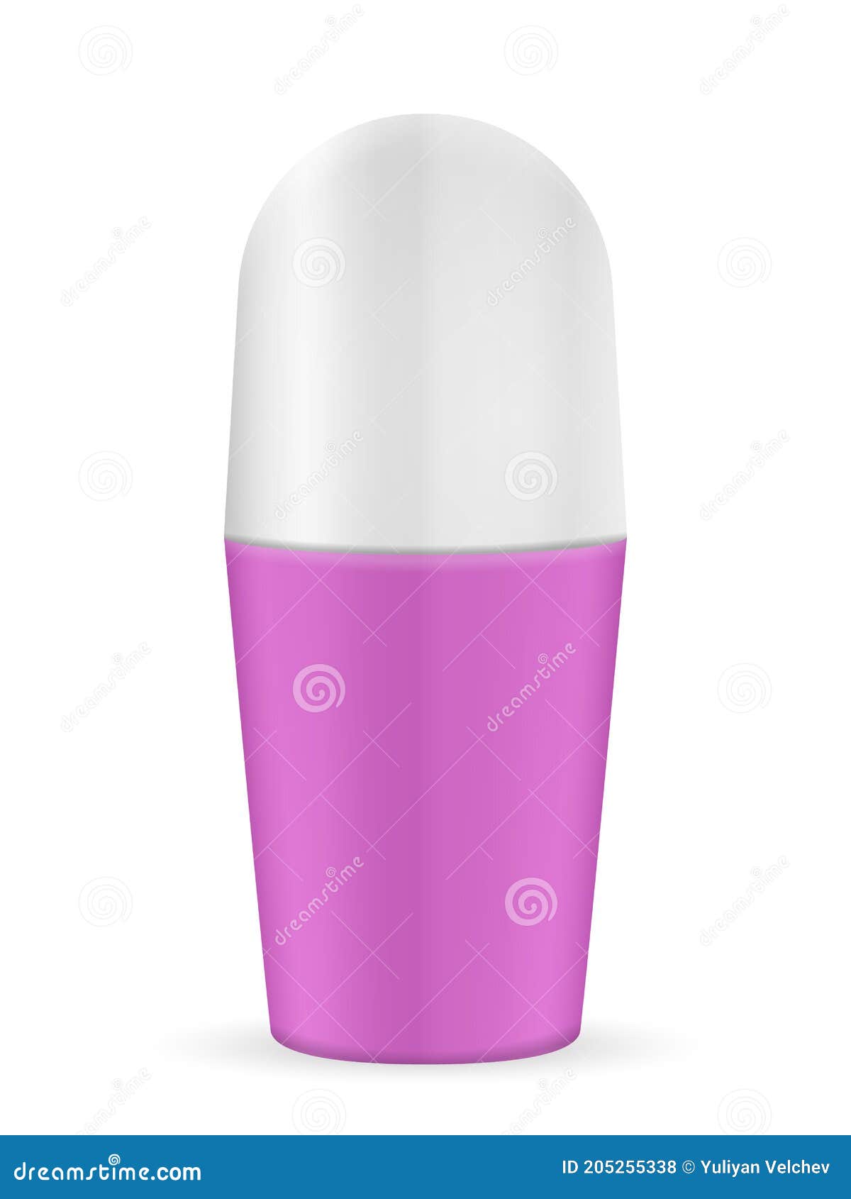 Roll-on deodorant stock vector. Illustration of cosmetic - 205255338