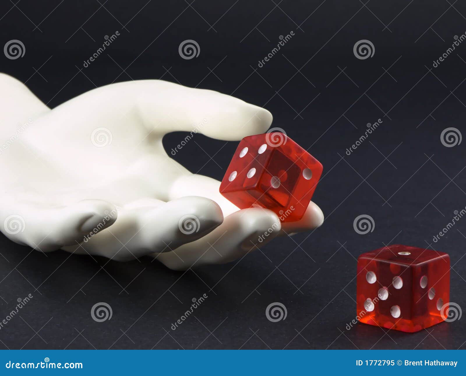 Roll of the dice stock image. Image of roll, isolated - 1772795