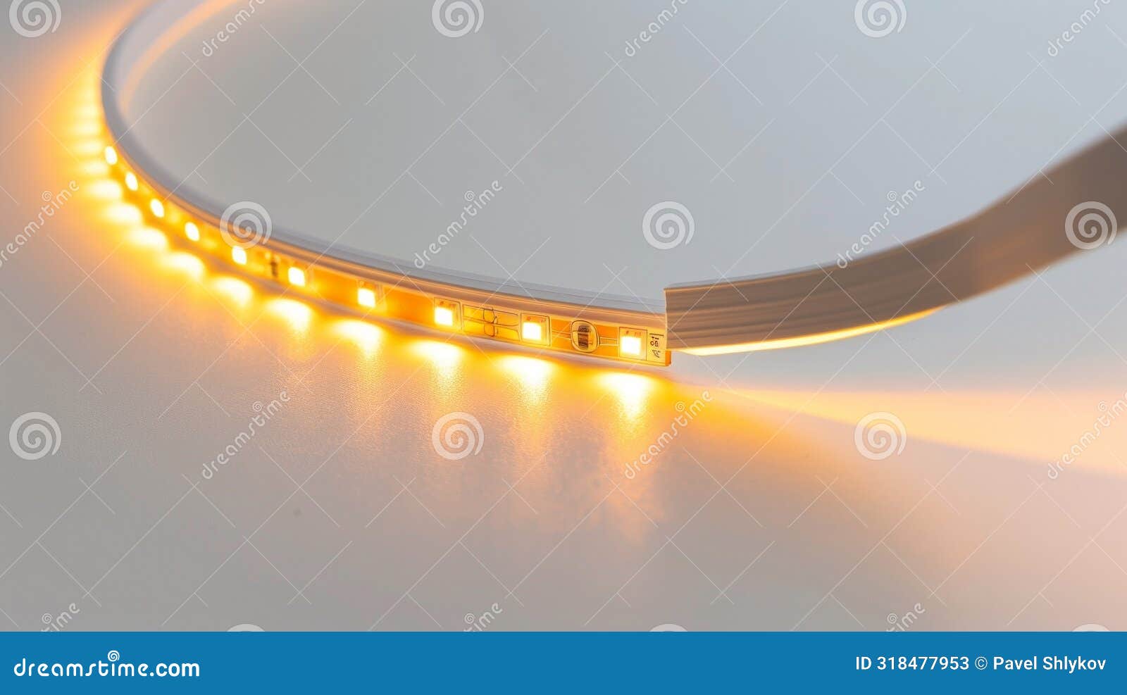 Roll of Diode Strip, Led Lighting in Interior Stock Image - Image of ...