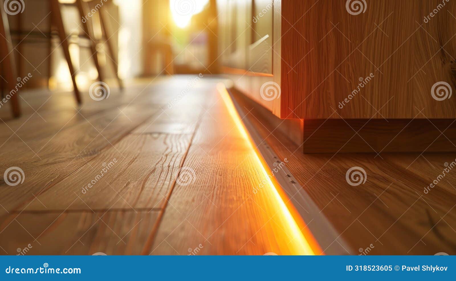 Roll of Diode Strip, Led Lighting in Interior Stock Image - Image of ...