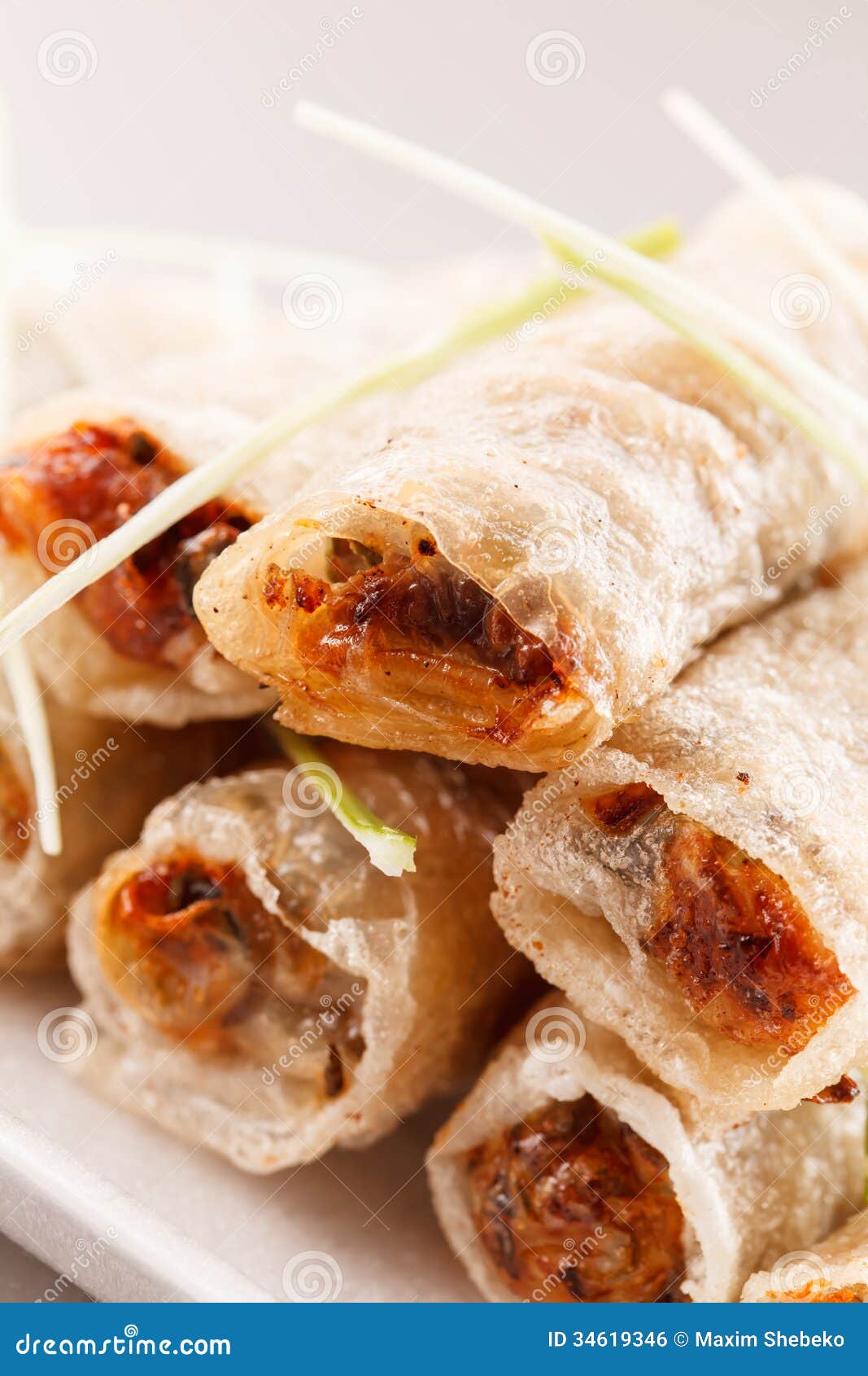 Roll food wrappers stock photo. Image of roll, pork, beef - 34619346