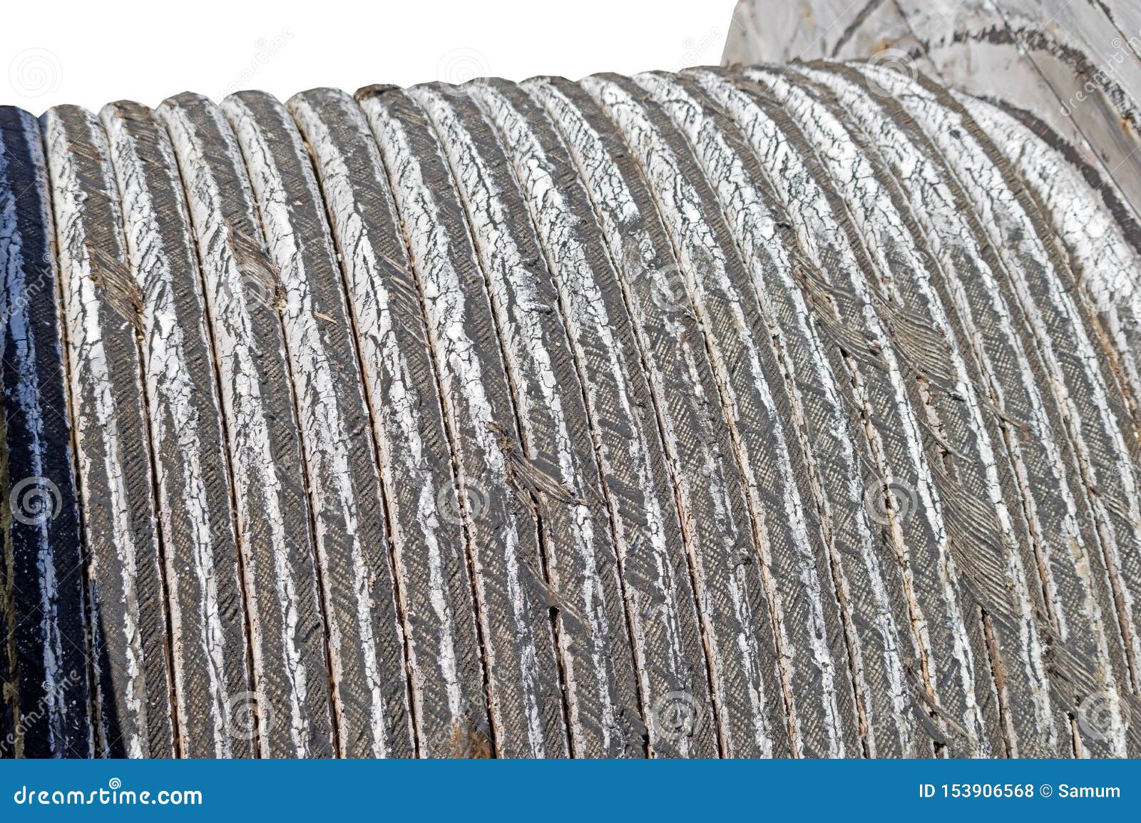 Roll of High-voltage Power Cable Stock Photo - Image of connection ...