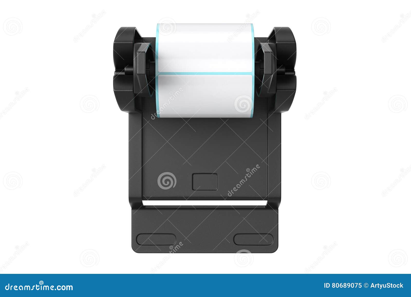 Roll holder, top view stock illustration. Illustration of object - 80689075
