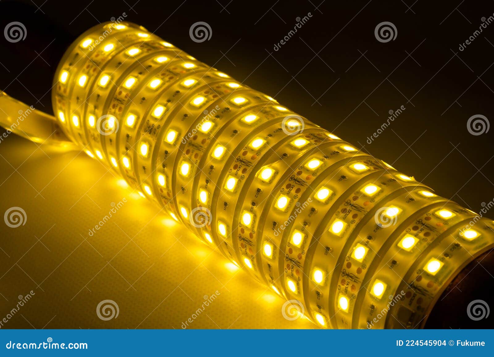 Roll of Led Strip for Decorative Home Lighting Stock Photo - Image of ...
