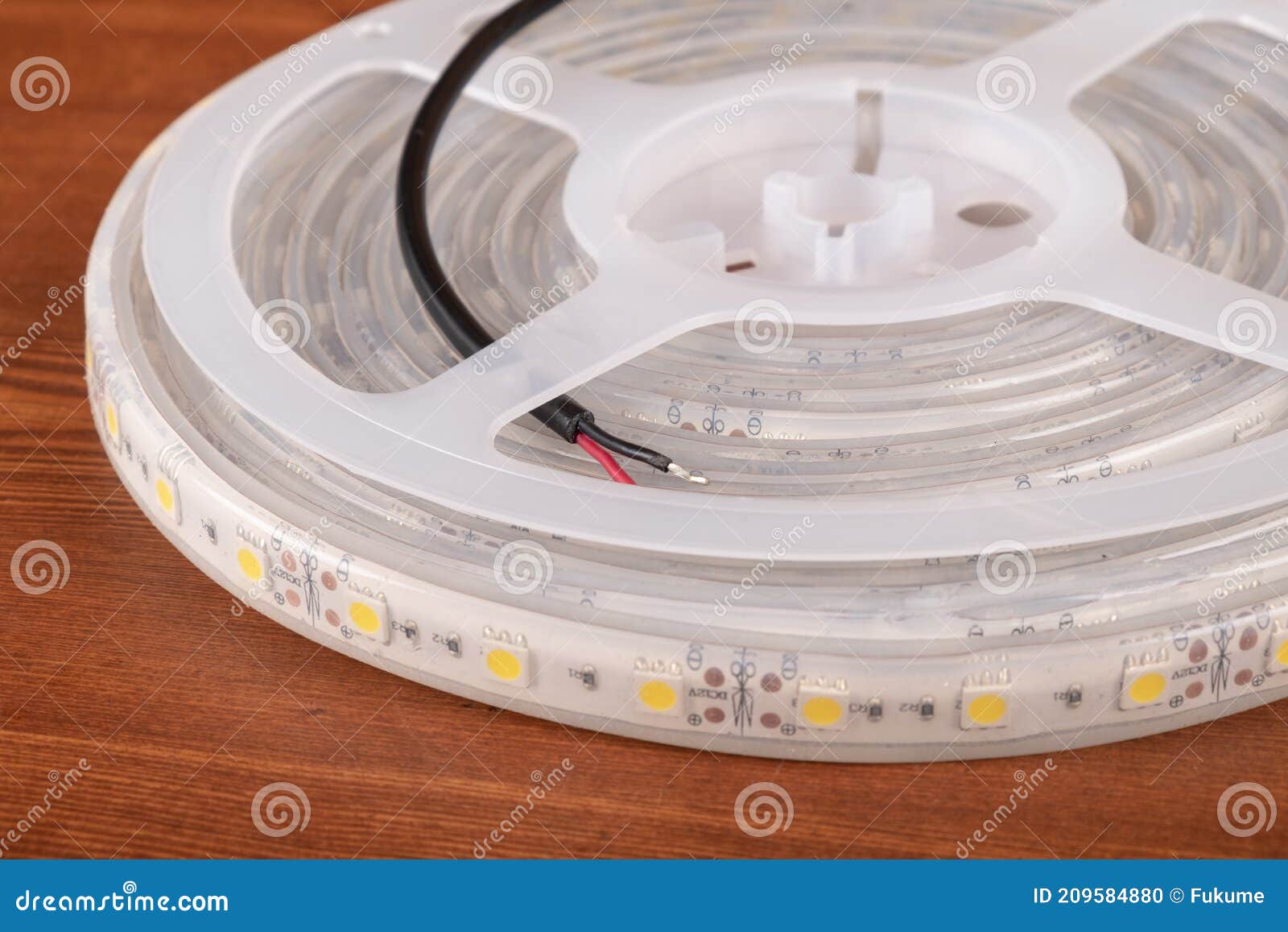 Roll of Led Strip Light ,diode Decorative Adhesive Tape Stock Photo ...