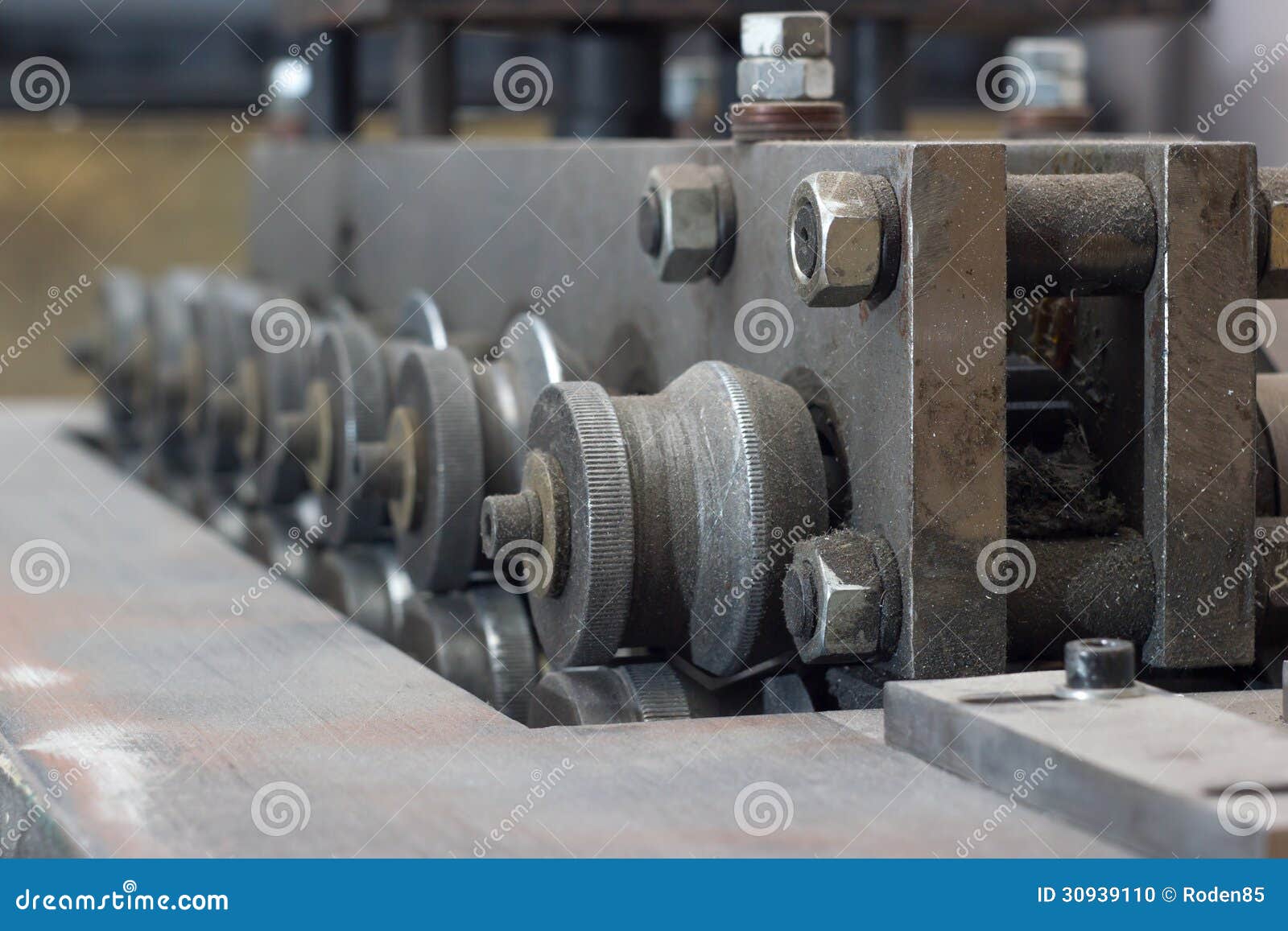 Roll Leveling machine stock photo. Image of power, production - 30939110