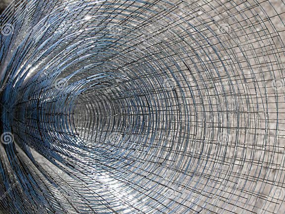 Roll Loose Shiny Thin Wire Grating Stock Photo - Image of mesh, loose ...