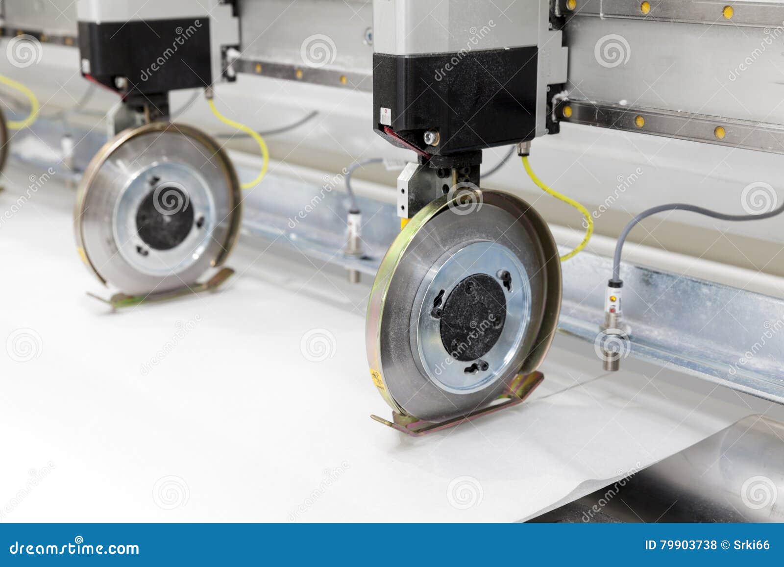 Roll machine for paper stock photo. Image of pulp, power - 79903738