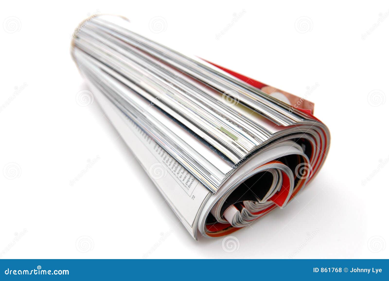 Roll of Magazine stock photo. Image of journal, subscription - 861768