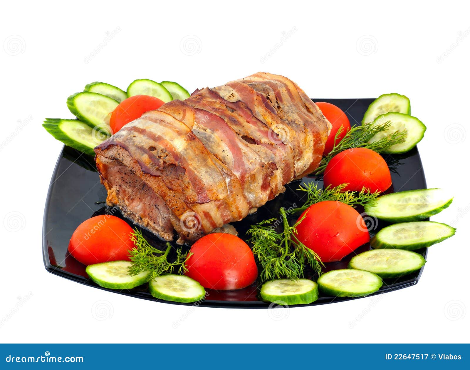 Roll from meat stock image. Image of dish, gourmet, dinner - 22647517