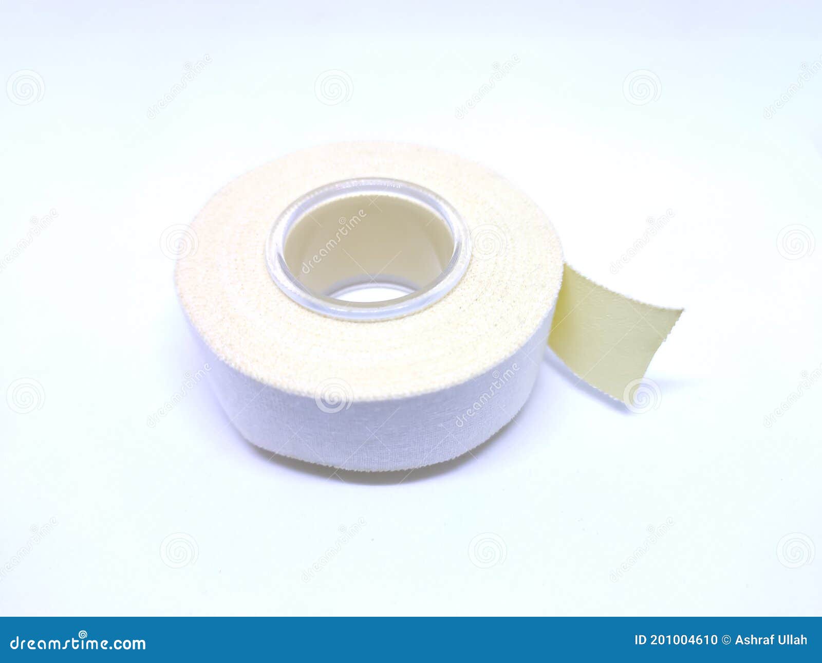 Roll of Medical Sticking Plaster Isolated on White Background. Stock ...