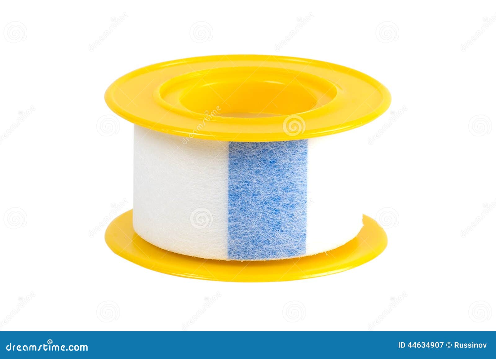 Roll of Medical Sticking Plaster on White Stock Image - Image of fabric ...