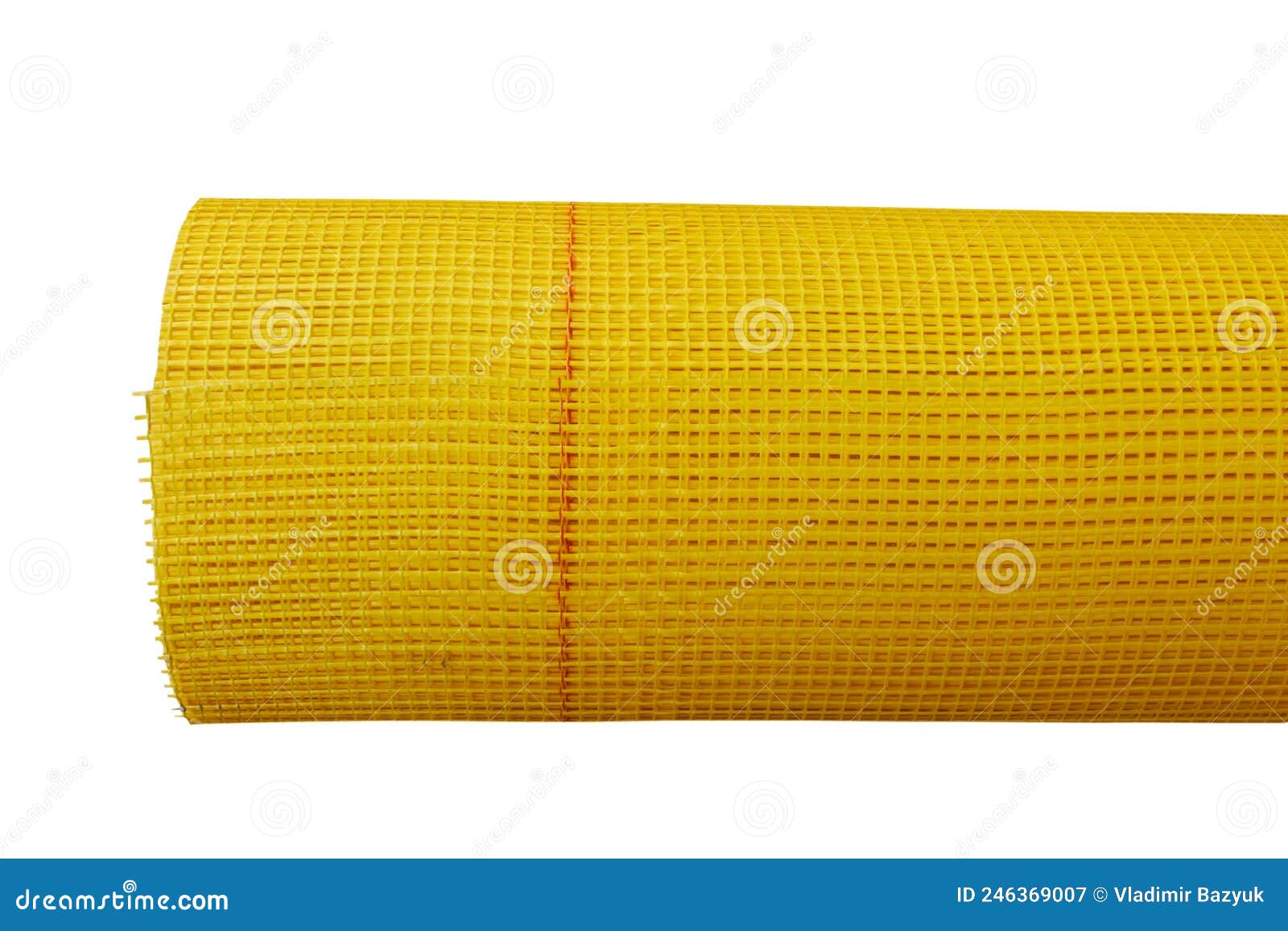 Roll of Mesh on a White Background,facade Construction Grid Yellow ...