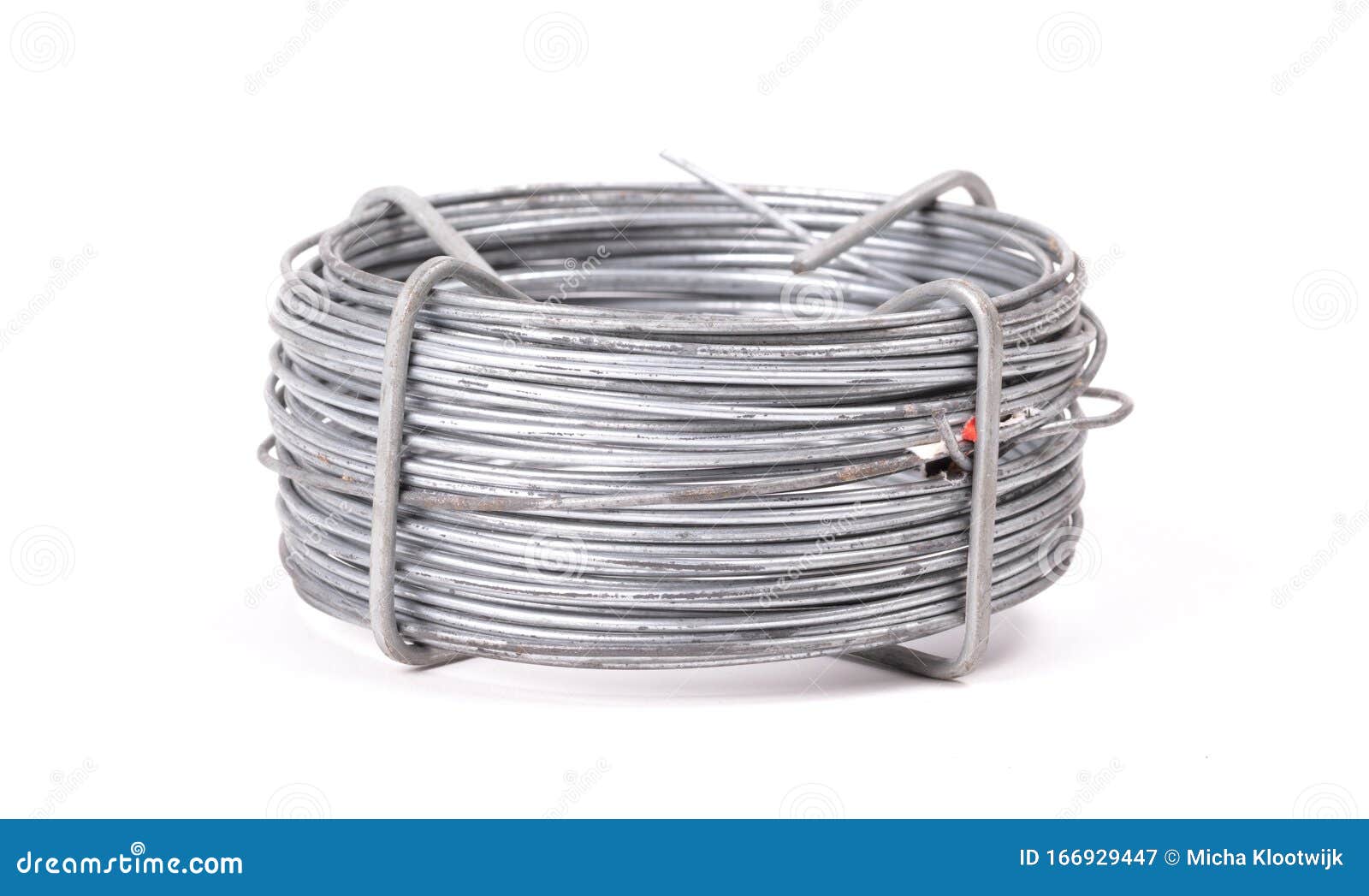 Roll of metal wire stock image. Image of aluminum, factory - 166929447