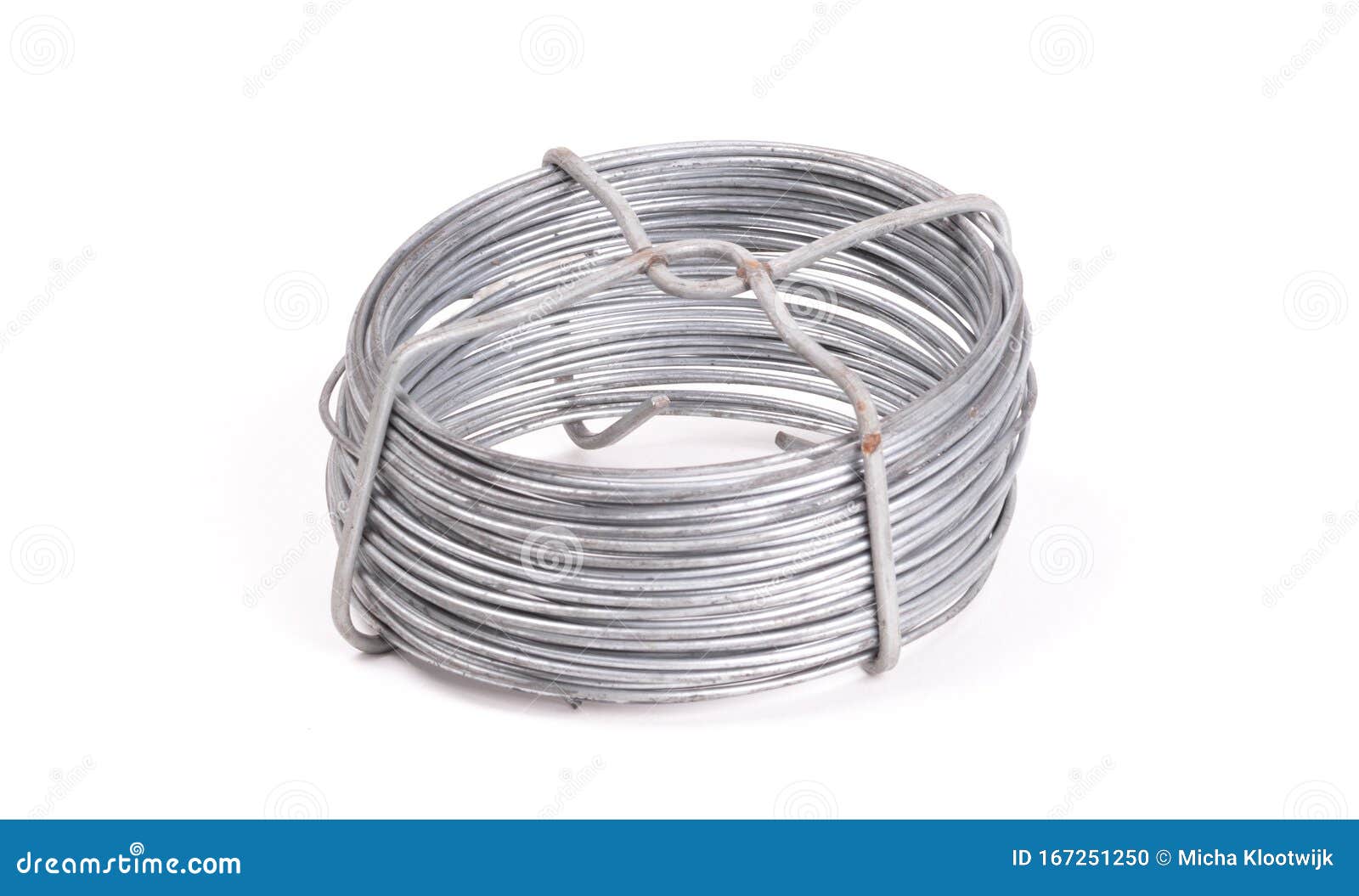 Roll of metal wire stock photo. Image of isolated, equipment - 167251250