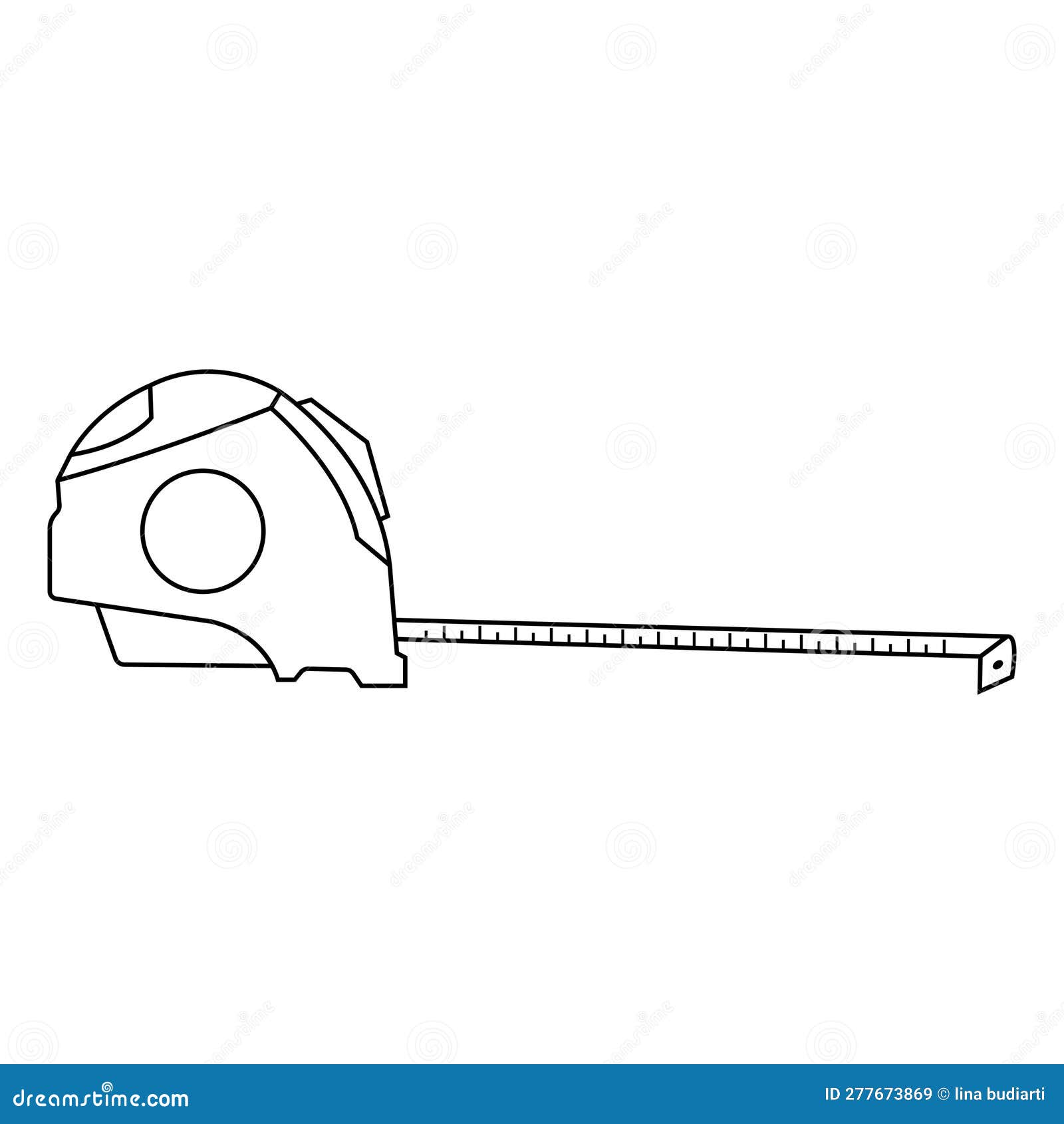 Roll meter icon stock vector. Illustration of inches - 277673869