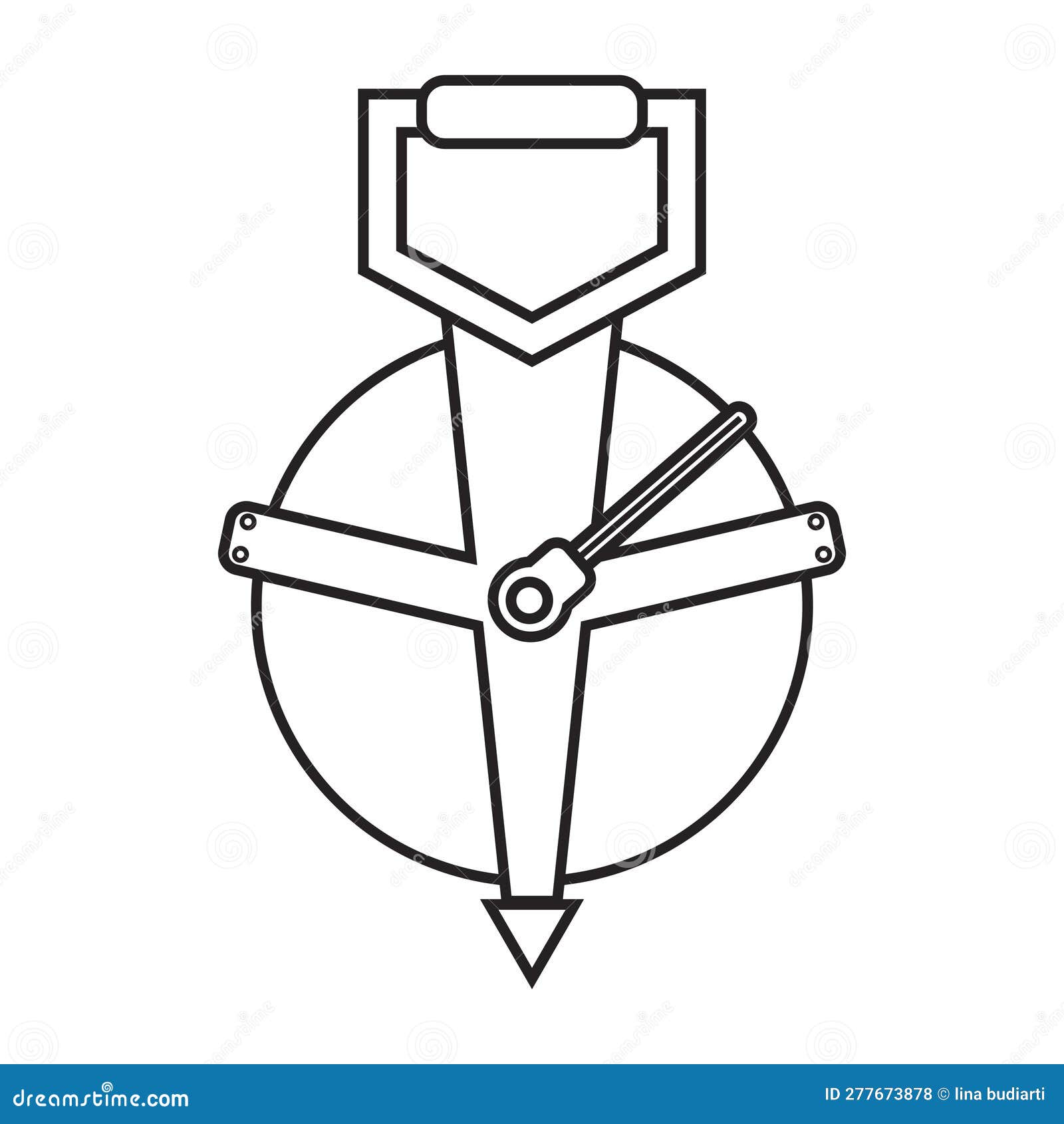 Roll meter icon stock vector. Illustration of construction - 277673878