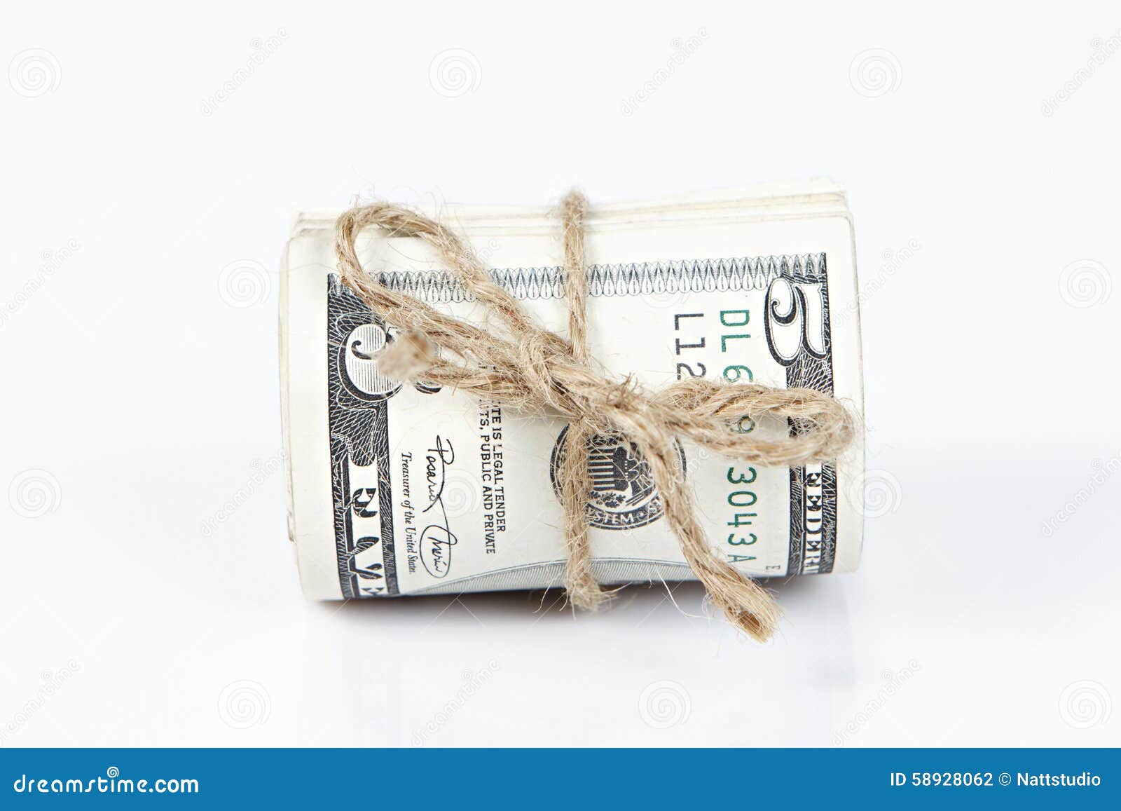 Roll of money stock photo. Image of bill, paper, market - 58928062