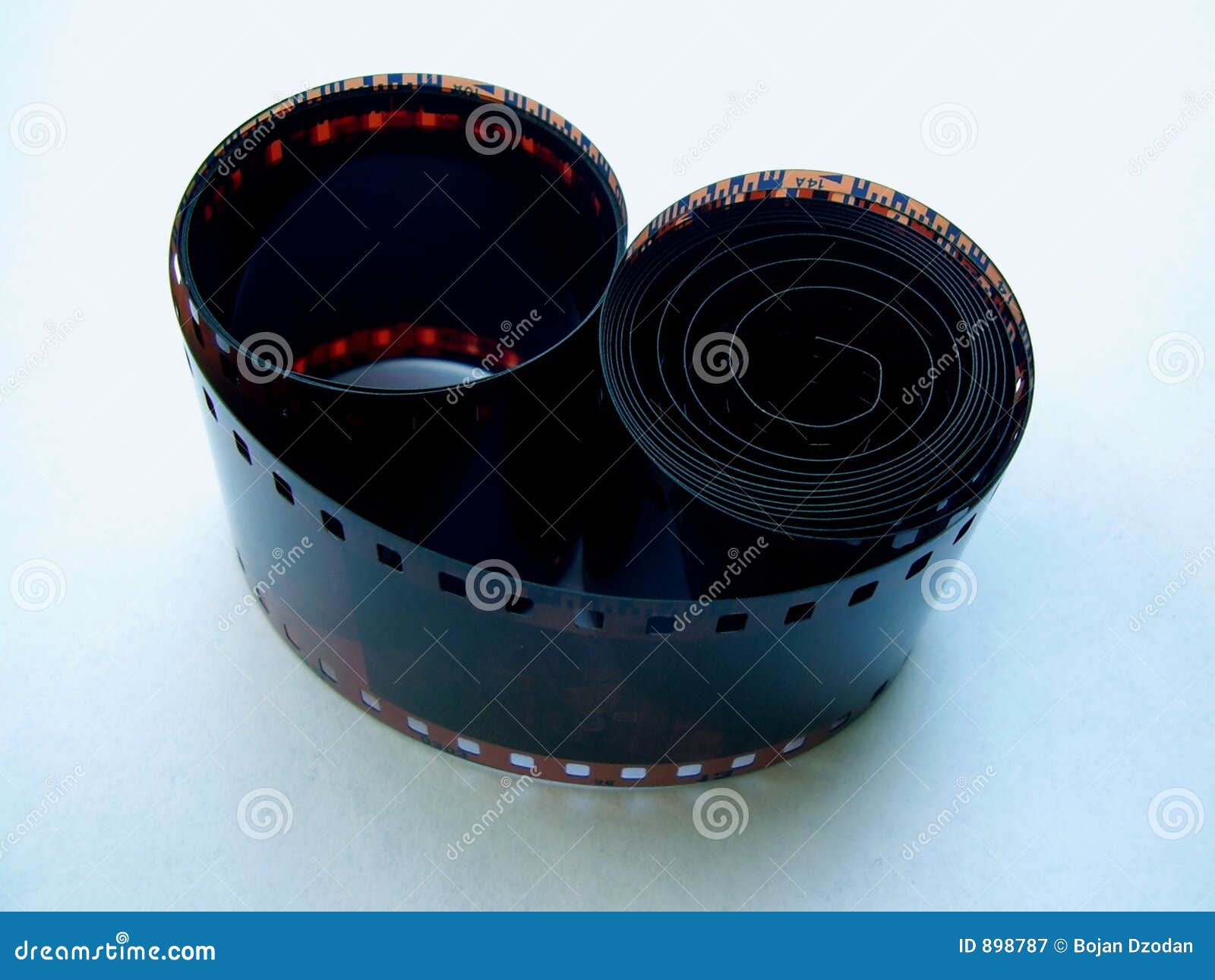 Old Roll Of Negative Film For A Camera. Royalty-Free Stock Photography ...