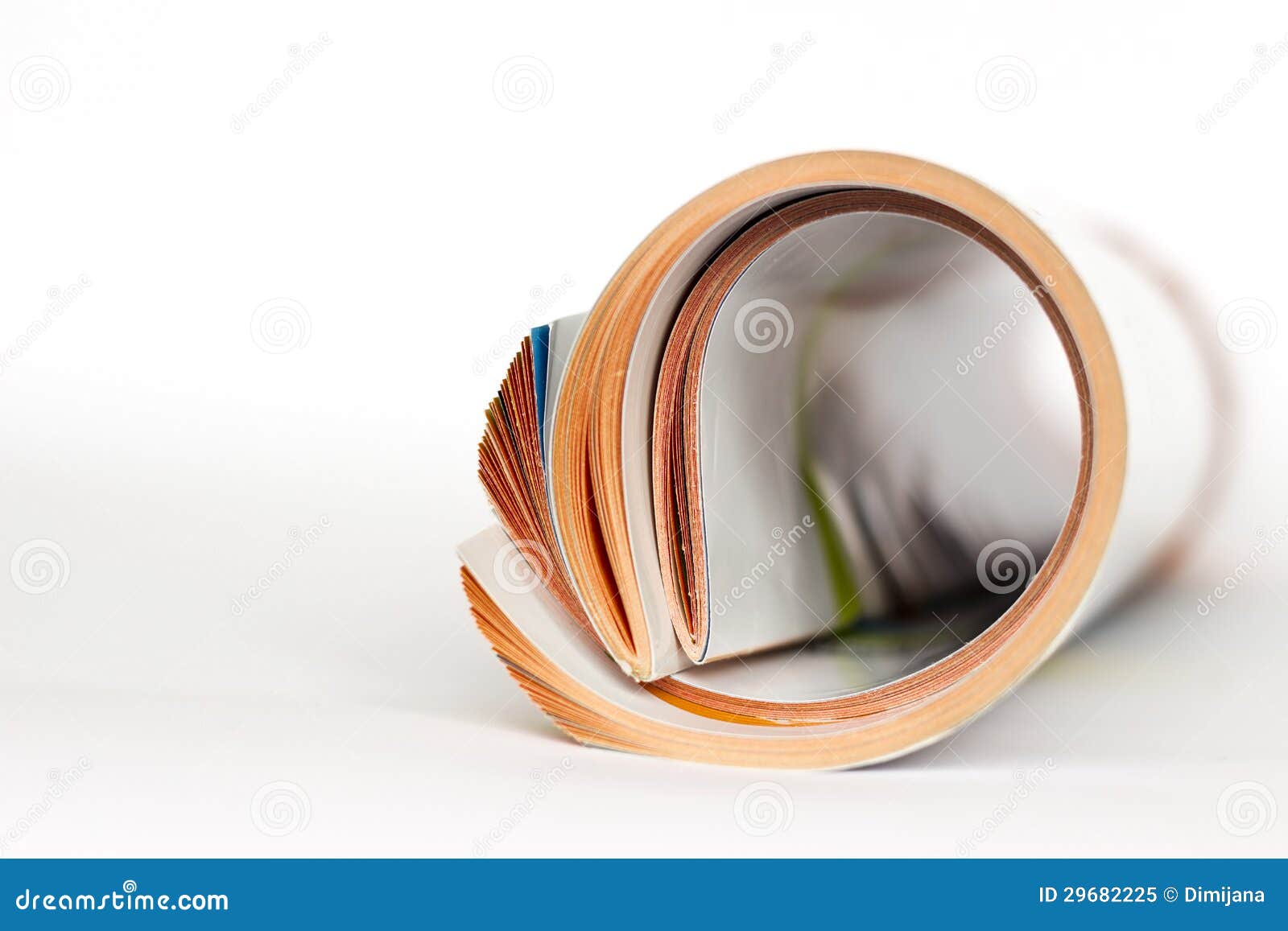 Curled Magazines Stock Photo | CartoonDealer.com #4118418