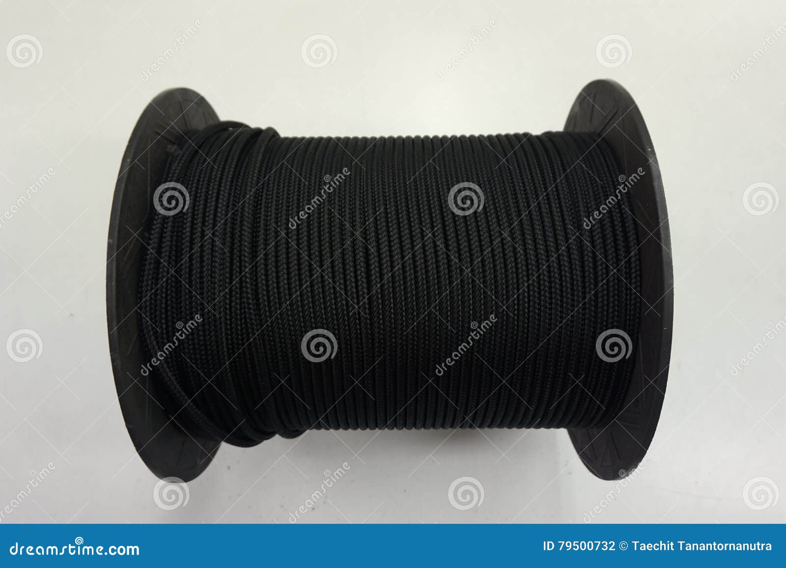 Roll of nylon rope stock photo. Image of closeup, object - 79500732