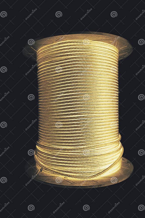 Roll of nylon rope stock photo. Image of cord, string - 79518044