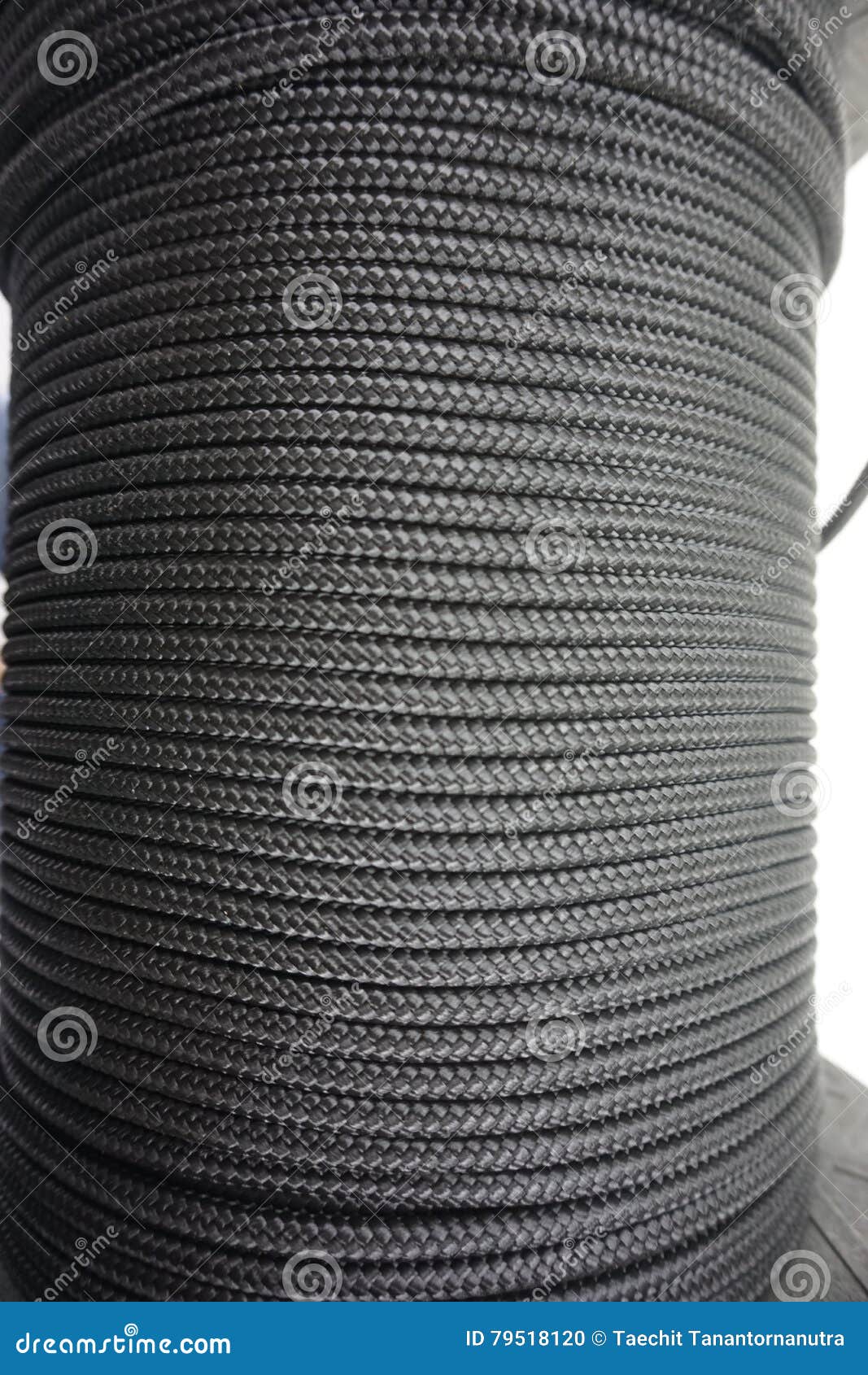Roll of nylon rope stock photo. Image of nautical, textured - 79518120