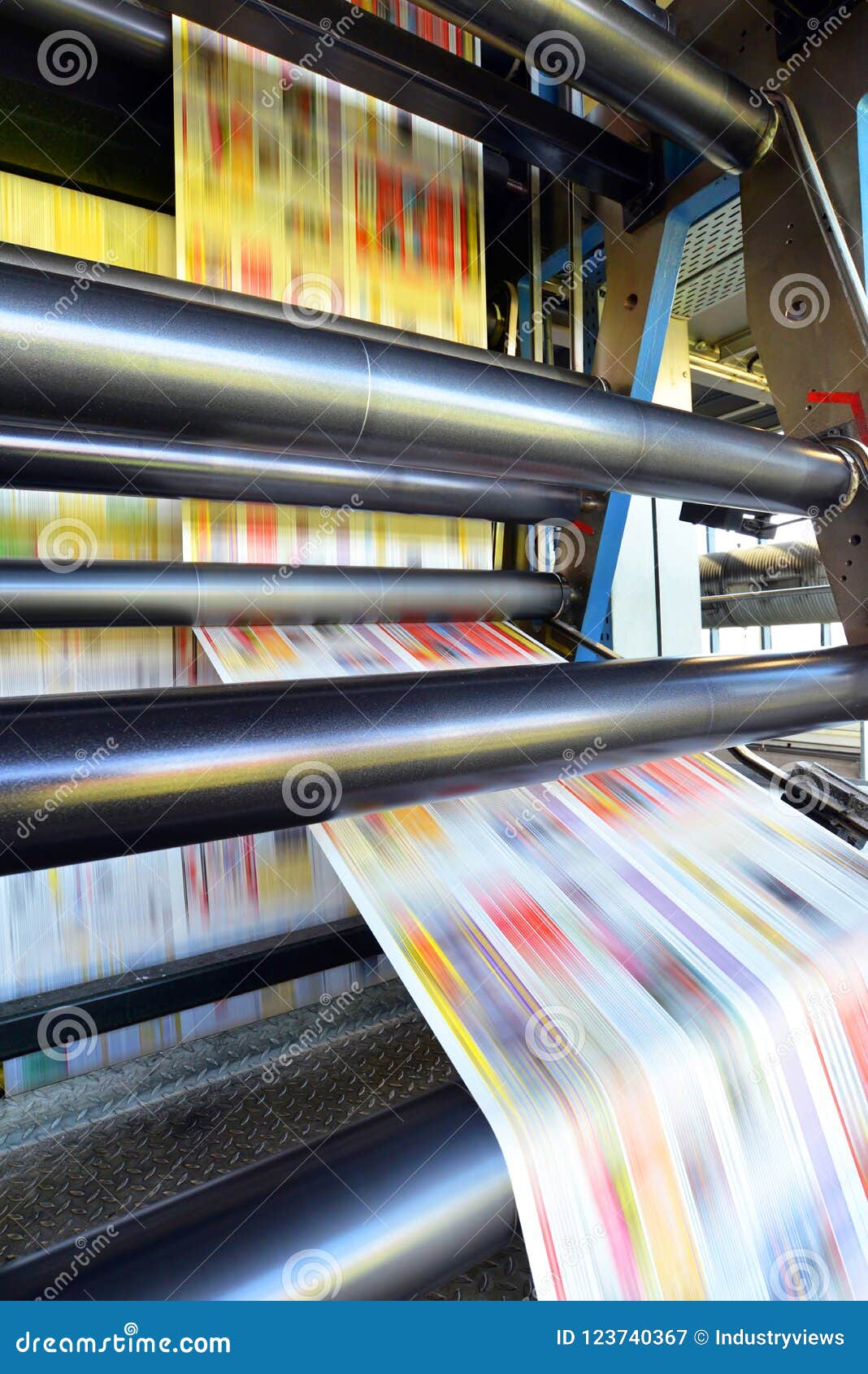 Offset Print Sheet Color Bar Measurement Stock Image | CartoonDealer ...