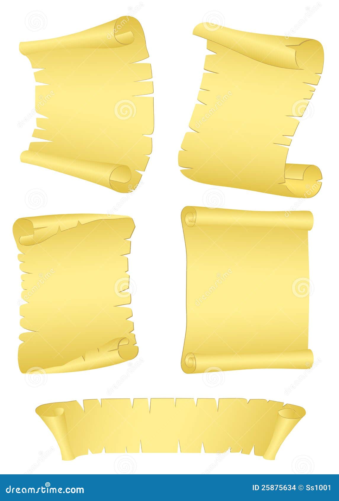 Rolls Of Paper Cartoon Vector | CartoonDealer.com #12312161