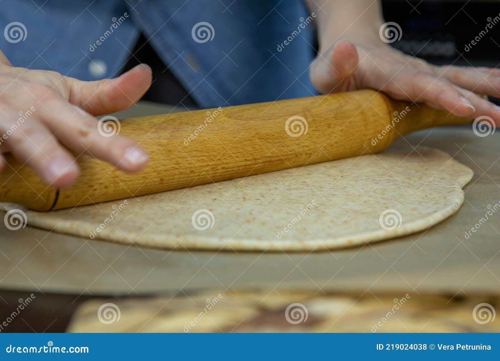 Roll out the dough stock photo. Image of cookie, prepare - 219024038