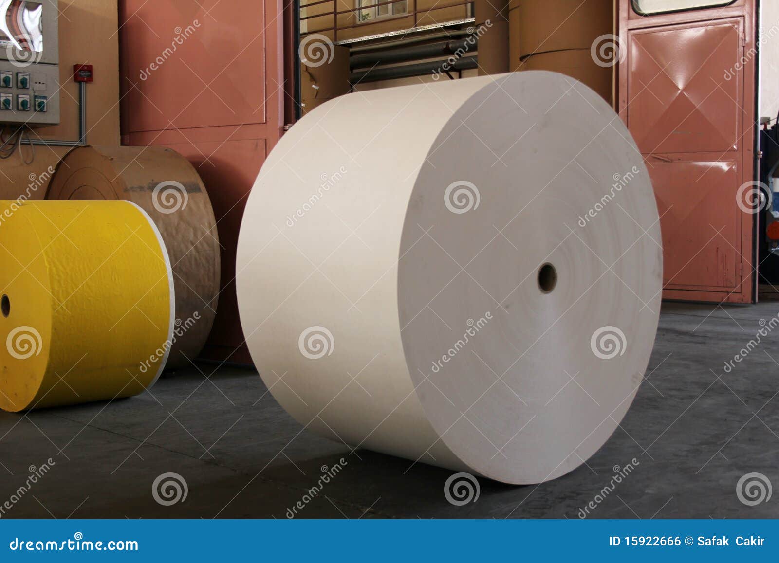 Roll paper stock photo. Image of papermaking, huge, education - 15922666