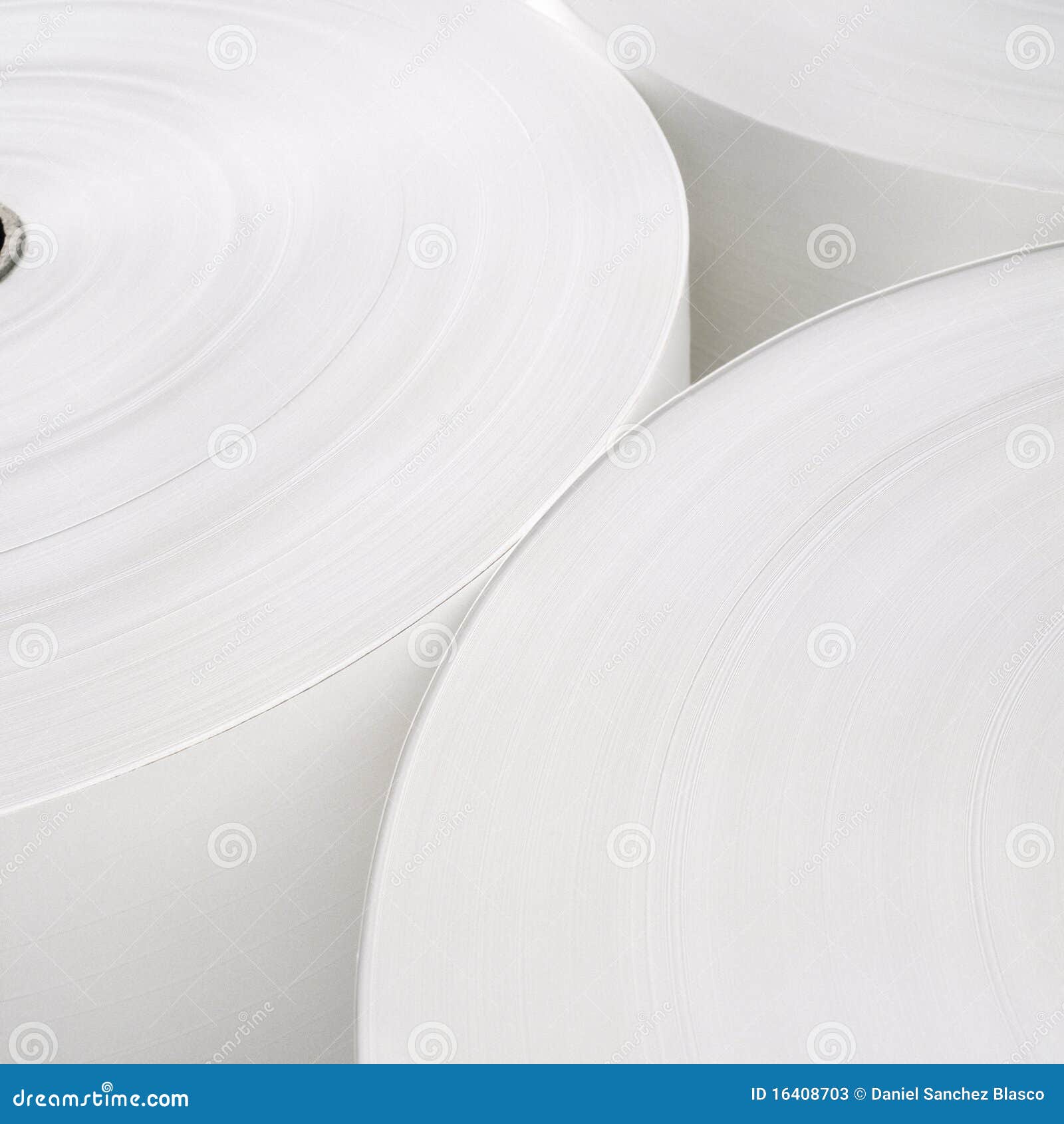 Roll of paper stock image. Image of bunch, blank, clean - 16408703