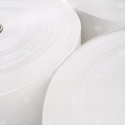 Roll of paper stock image. Image of bunch, blank, clean - 16408703