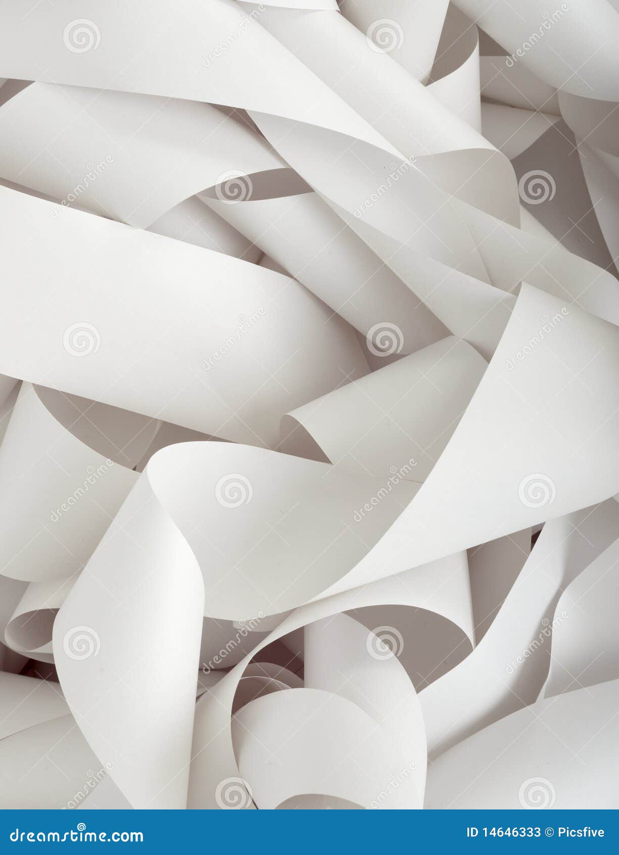 Roll of Paper Accounting Office Business Stock Image - Image of ...