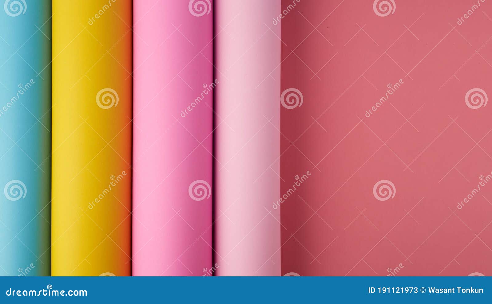 Roll paper colorful stock illustration. Illustration of composition ...