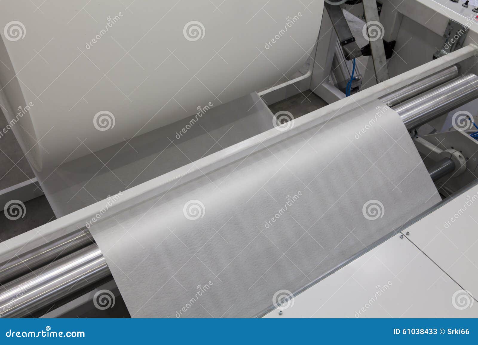 Roll paper machine stock image. Image of sheet, motion - 61038433