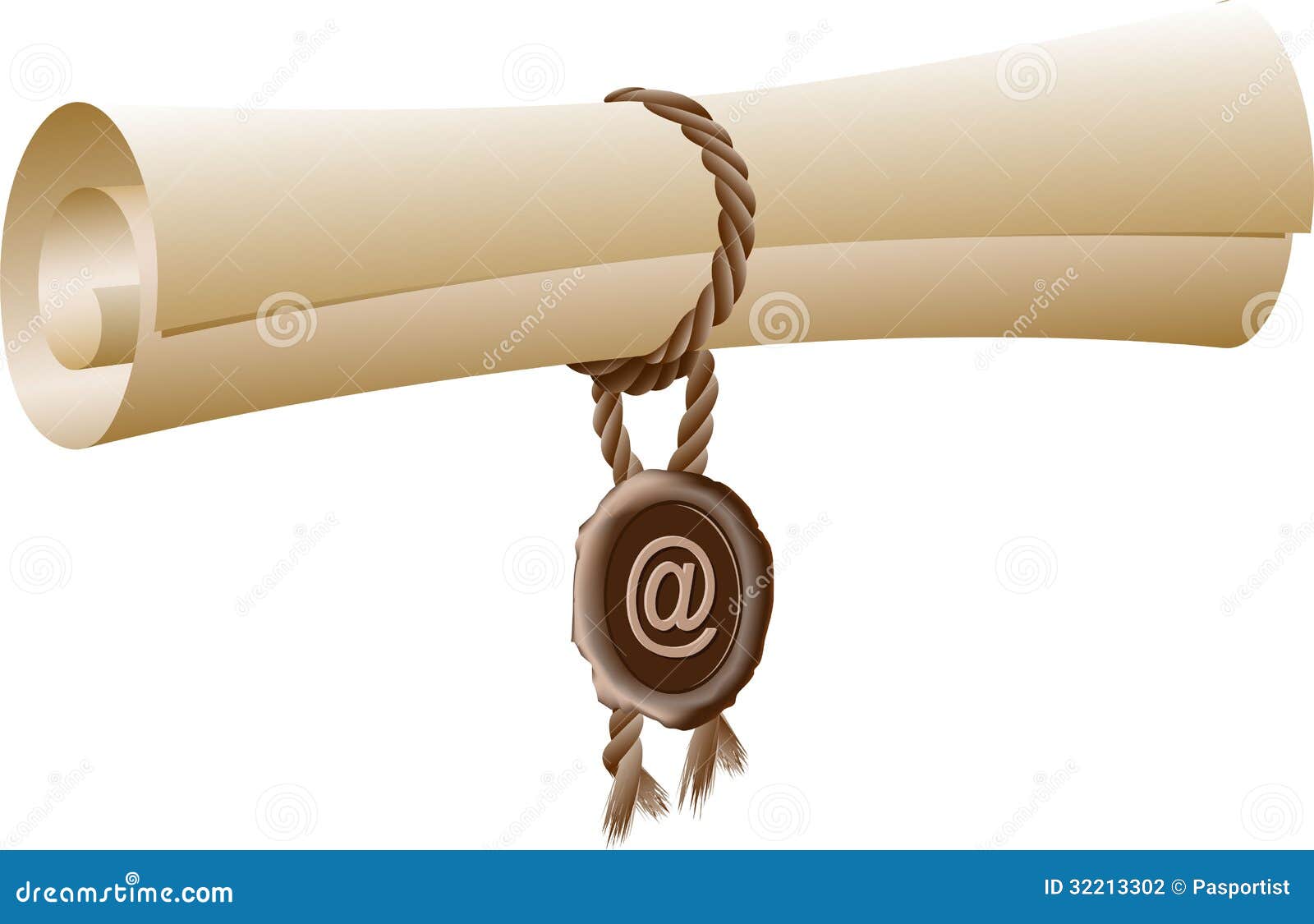 Roll stock vector. Illustration of email, deliver, delivery - 32213302