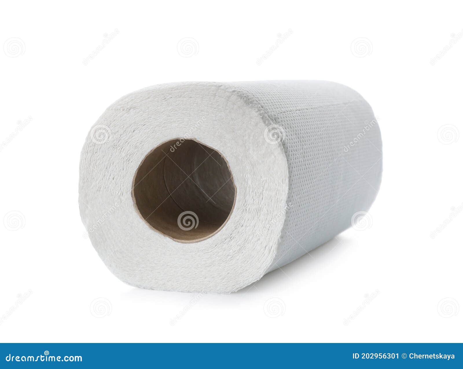 Roll of Paper Tissues Isolated on White Stock Image - Image of catering ...
