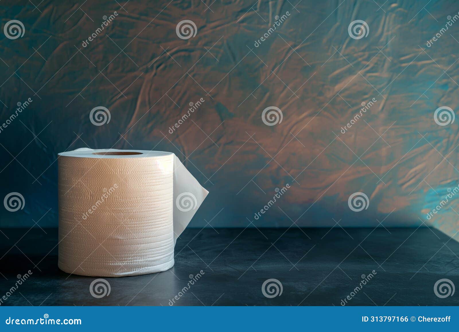 Roll of Paper Towel on Textured Background Stock Photo - Image of towel ...