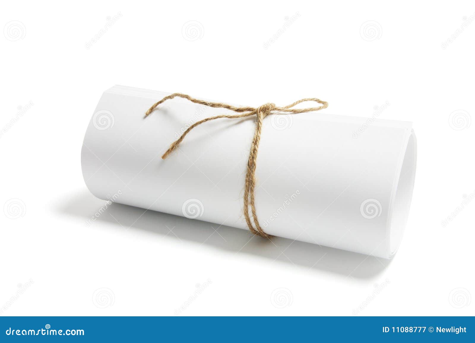 Roll of Papers stock image. Image of office, string, cutout - 11088777