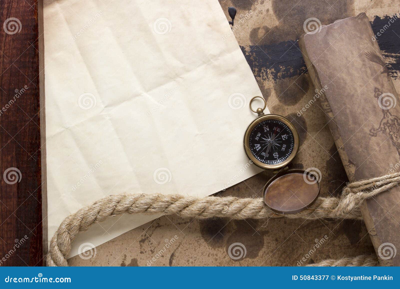 Parchment With Compass Rose Stock Photo | CartoonDealer.com #170599794