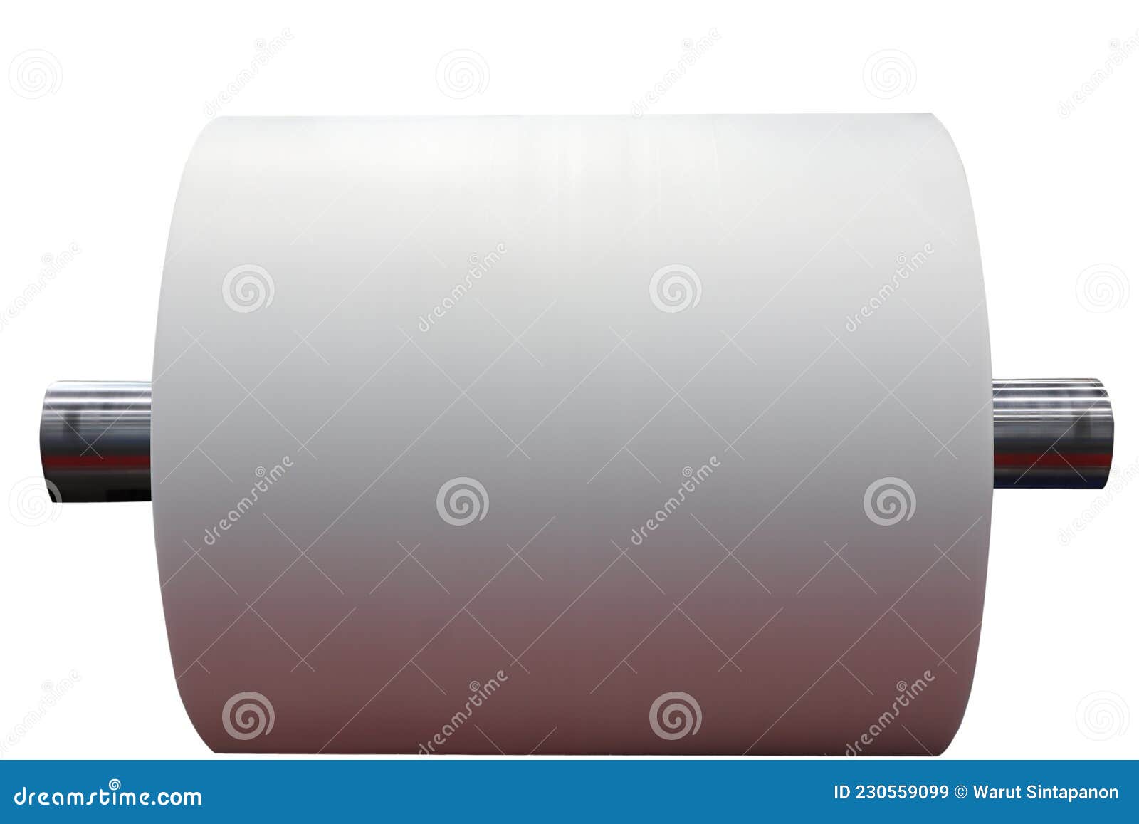 Roll of Plastic for Winding Unit Stock Image - Image of control, making ...